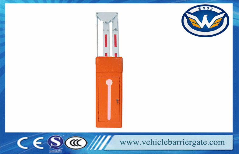 180 Degree LED Display Car Park Barriers , Folding Safety Barriers