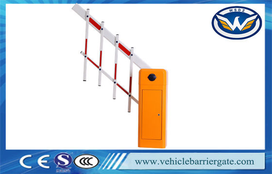 Remote Control Car Park Barriers With Fence Arm , 220V AC Motor Gate ...